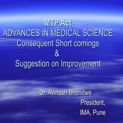 Mtp act | PPT