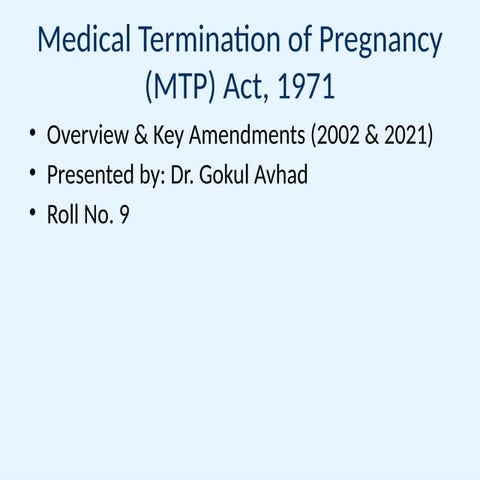 MTP_Act_Medical_Theme_Final.pptx forensi | PPT