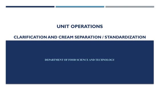 Cream separator - Cream separation in milk | PPTX