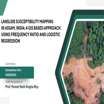 Identification of Susceptible landslide areas using Machine Learning.pptx