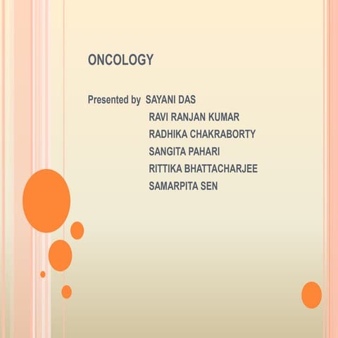oncology | PPTX