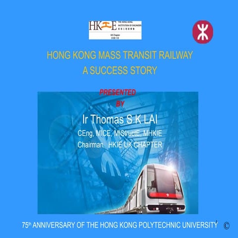 Mtr a success story 12.11.2012 v5 | PPT