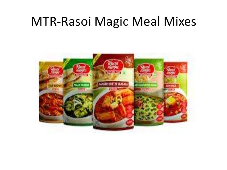 Mtr Rasoi Magic Meal Mixes