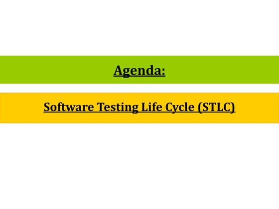 Software Testing Introduction | PPTX