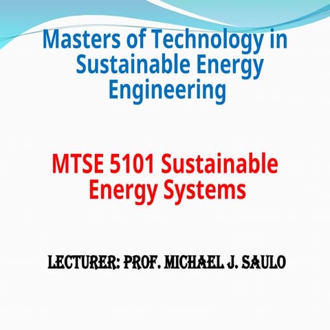 MTSE 5101 Sustainable Energy Systems.ppt
