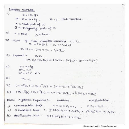 Complex Analysis Basic Definition and Examples | PDF