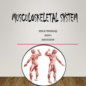 medical terminology by Yosra Raziani | PDF