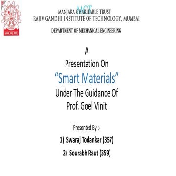 Smart Materials | PPT