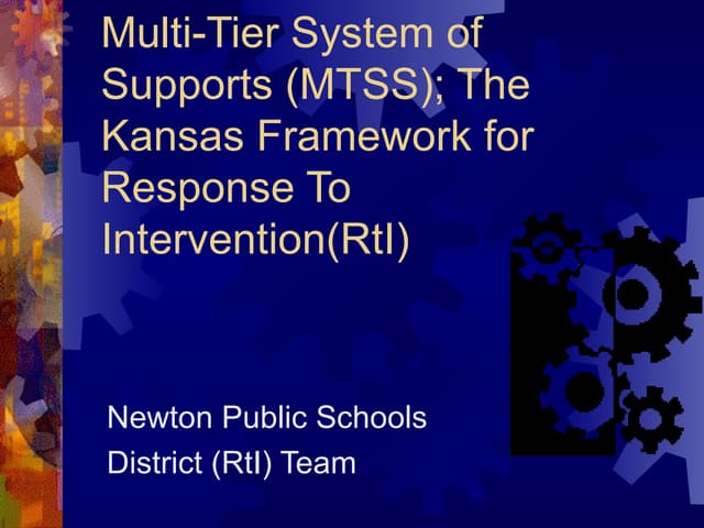 MTSS for New Teachers | PPTX | Special Education | Education