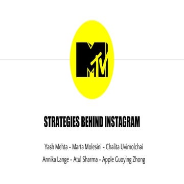 MTV Case Study | PPTX
