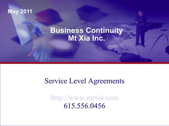 Service level agreement presentation | PPTX | Business | Business and ...