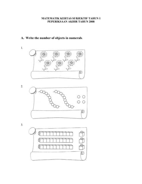 MID YEAR EXAMINATION MATHEMATICS YEAR 2 | DOCX