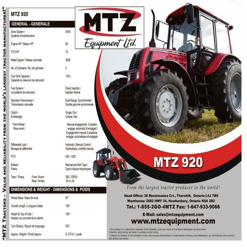 MTZ 920 | PPT