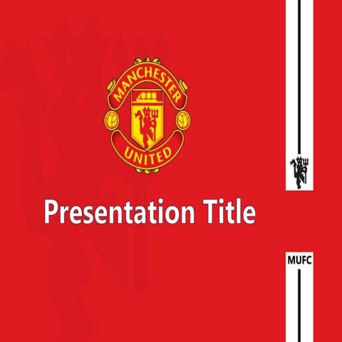 Template for Manchester United | PPTX