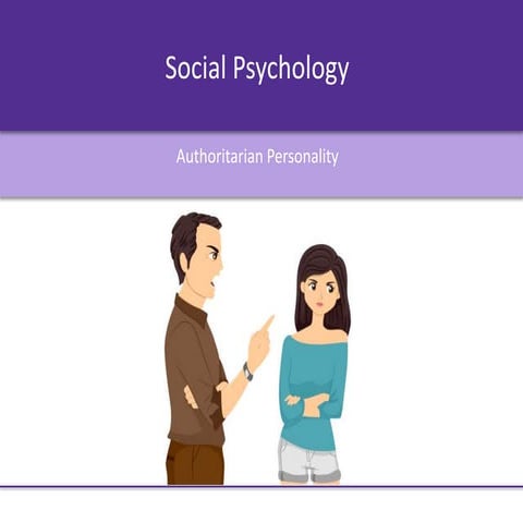 07b authoritarian personality (part 1) | PPTX