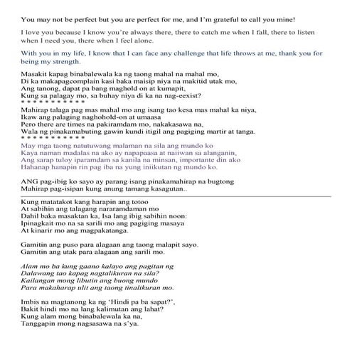 Famous hugot lines in Filipinoooooo.pptx