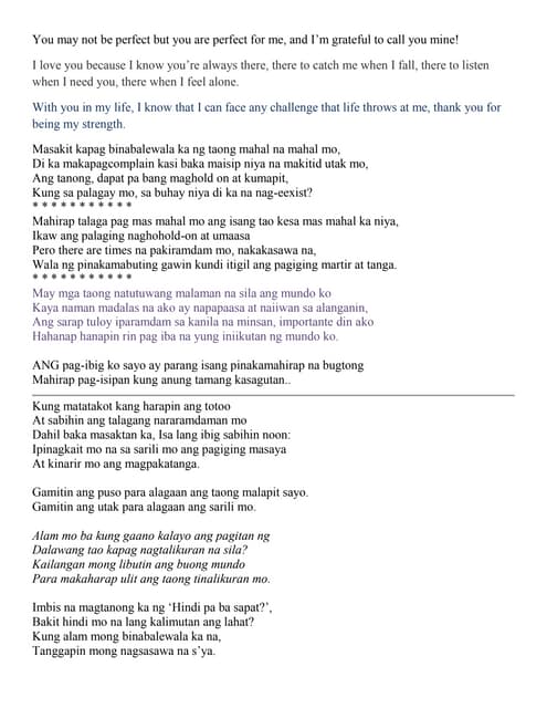 Famous hugot lines in Filipinoooooo.pptx