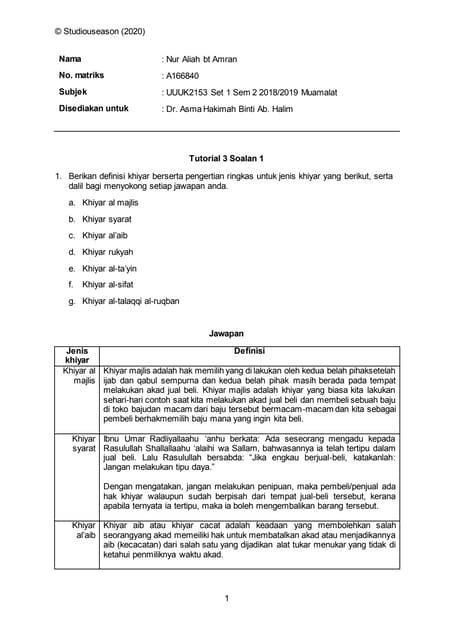 Bil Cukai Pintu atau Taksiran | DOCX