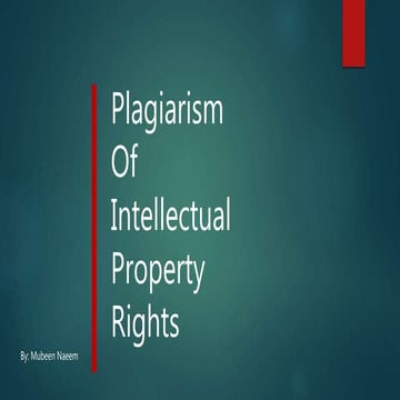 Intellectual Property Rights and Plagiarism.pptx
