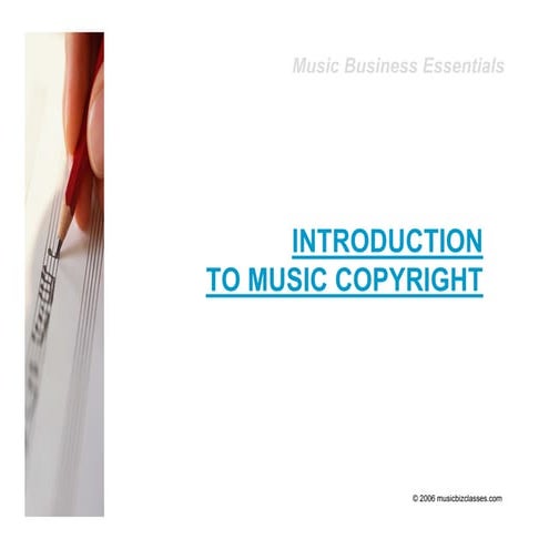 MUC109 LEC 5a.Intro to Copyright | PPT