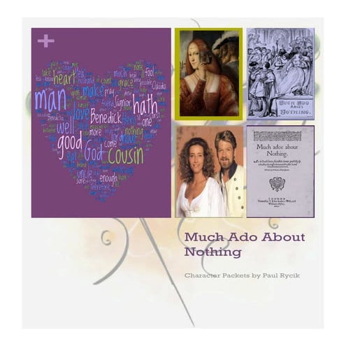 Much Ado About Nothing Character Packet | PDF