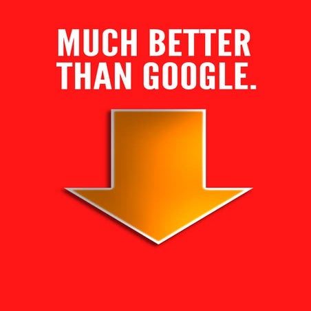 Much better than google. | PDF