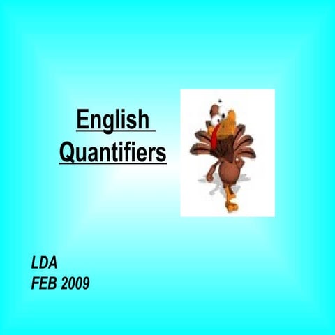 Much many quantifiers | PPS