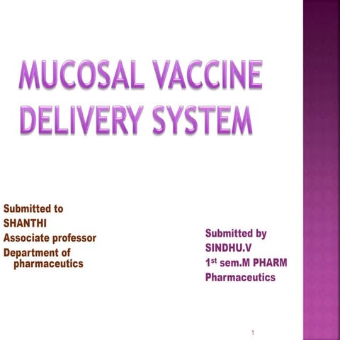 Mucosal vaccine delivery system.pptx