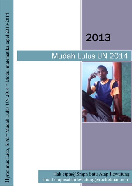Latihan ujian-nasional-smp-2013-2014 | PDF
