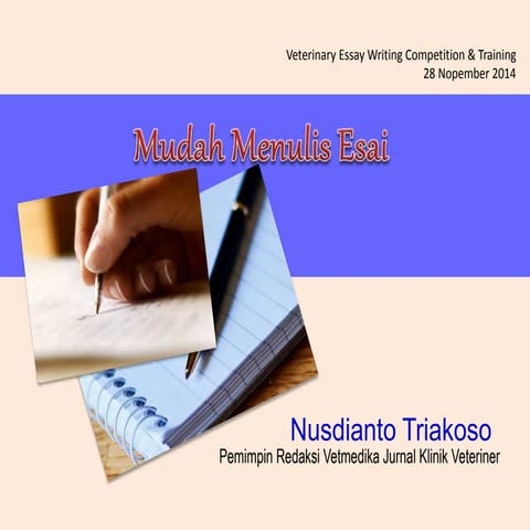 Mudah Menulis Esai | PPTX
