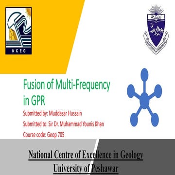 Fusion of Multi-Frequency in GPR | PPTX
