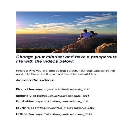 Change your mindset... | PDF