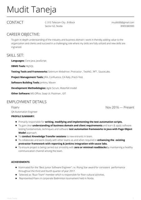 Senior Front End Developer - contract london | PDF | Web Development ...