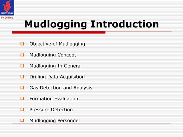 Presentation 4 mudlogging | PDF