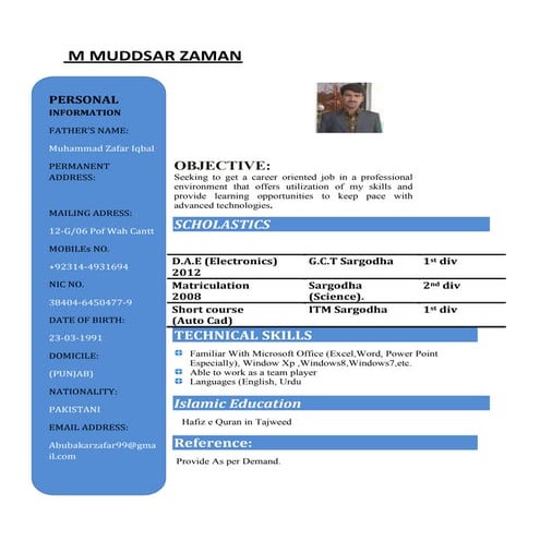 Adeel Hammad Cv New 1 With Oil & Gas References | PDF