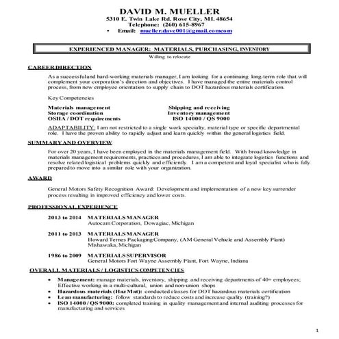 Mueller dave 10 7-15resume | DOCX