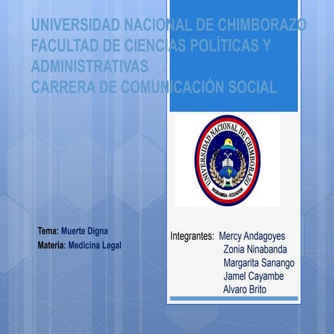 Muerte Digna - Eutanasia | PPTX