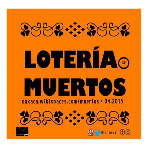 Lotería de Muertos (Day of the Dead Bingo) | PDF