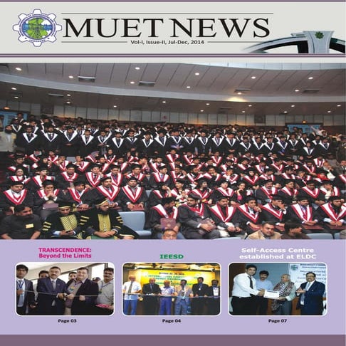 Mehran UET Newsletter July-Dec 2014 | PDF