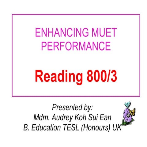 Muet reading | PPTX