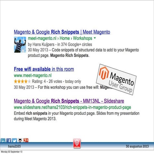Rich Snippets in Magento product page - #MUG020 | PDF