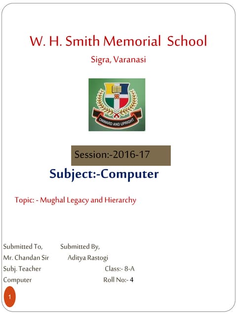 Ppt on mughal empire | PPTX
