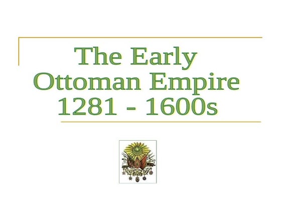 The Ottoman Empire | PPT | Islam | Religion & Spirituality
