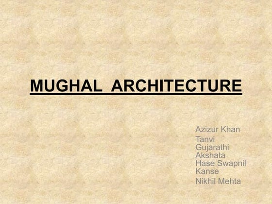 Ppt on mughal empire | PPTX