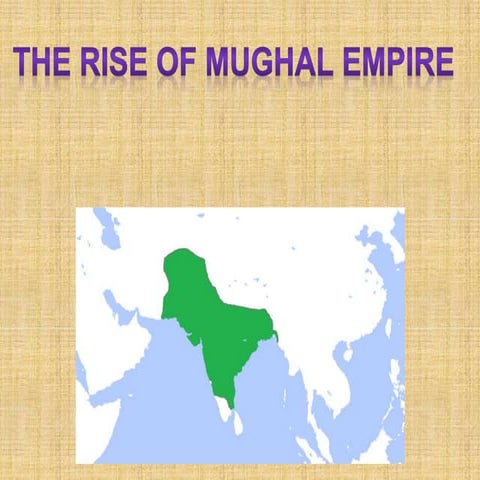 Ppt on mughal empire | PPTX