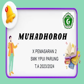 Muhadhoroh X PM 2.pptx | Free Download