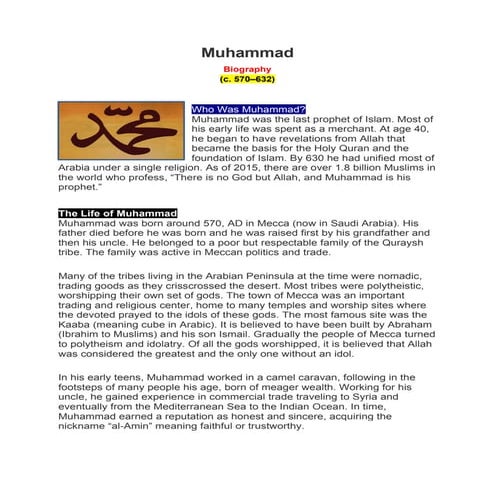 Muhammad Pdf