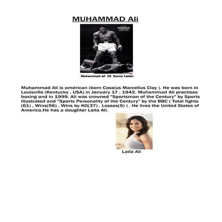 Muhammad ali | PDF