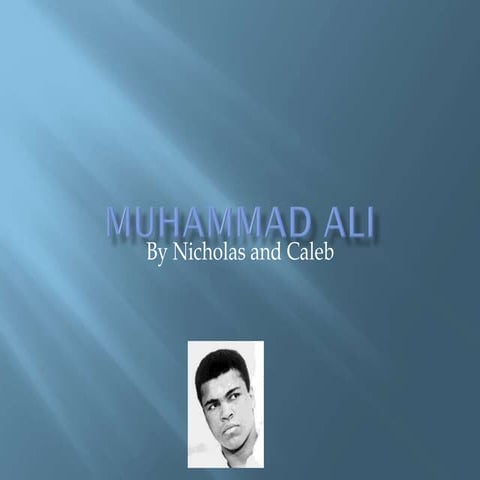Muhammad ali | PPT