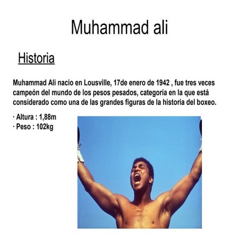 Muhammad ali | PPTX